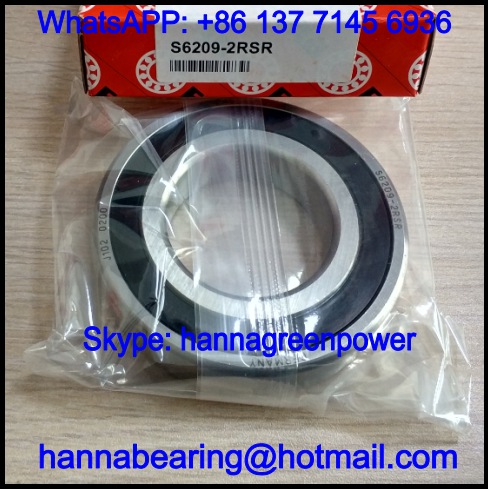 S6209-2RSR Stainless Deep Groove Ball Bearing 45x85x19mm, S6209-2RSR ...
