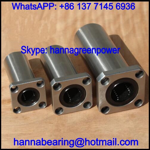LMK16LUU Square Flange Linear Bushing / Linear Ball Bearing 16x28x70mm ...