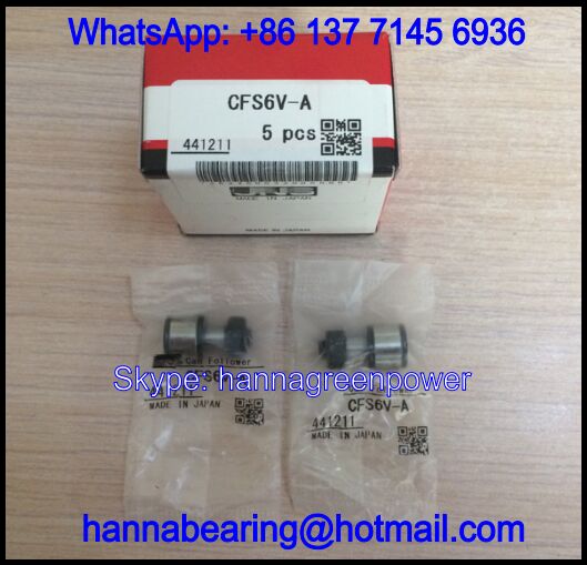 CFS6VA / CFS6V-A Cam Follower Bearing 6x12x21.5mm, CFS6VA / CFS6V-A ...
