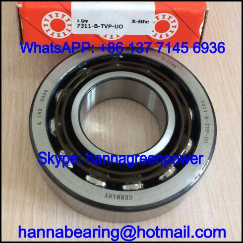 7311-B-TVP-UO Nylon Cage Angular Contact Ball Bearing 55x120x29mm, 7311 ...