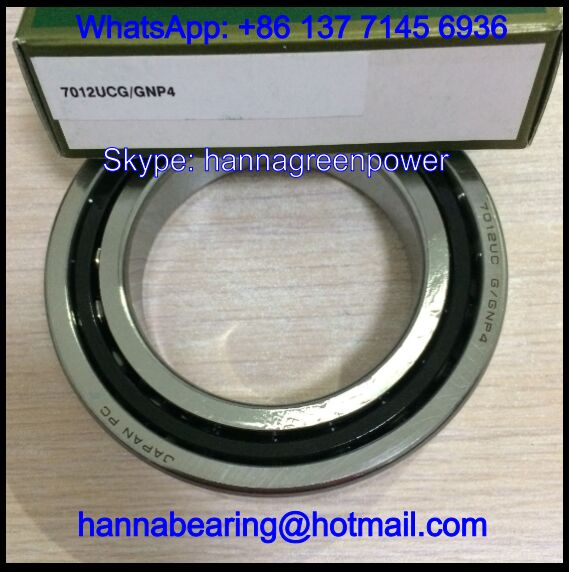 7012UC Angular Contact Ball Bearing 15º Contact Angle 60x95x18mm ...