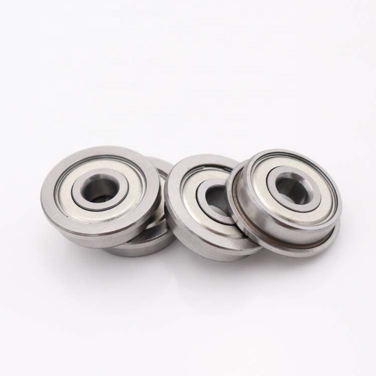 F624ZZ Flanged Miniature Ball Bearings 4x13x5mm, F624ZZ bearing 4x13x5 ...