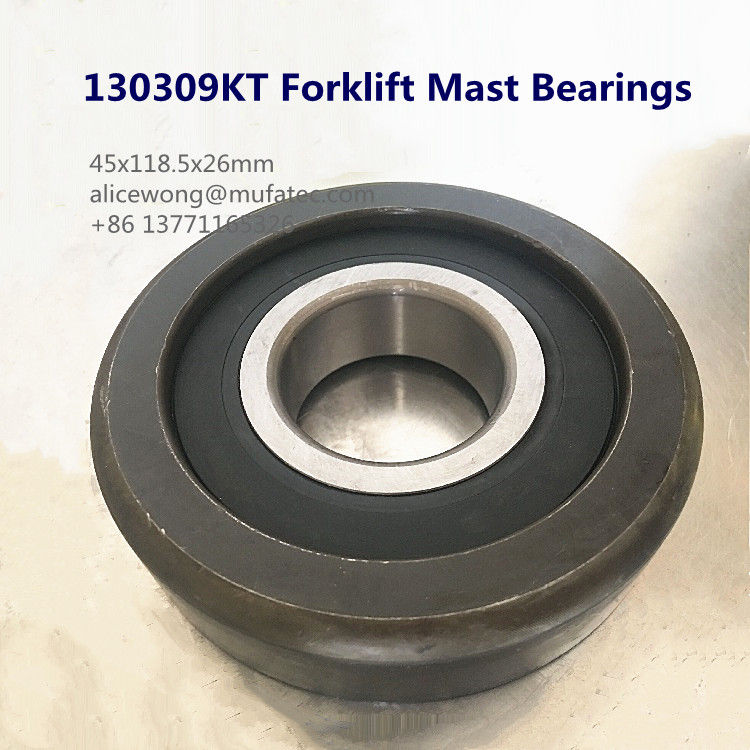 130309KT Fork Truck Mast Guide Bearing 45x118.5x26mm, 130309KT bearing ...