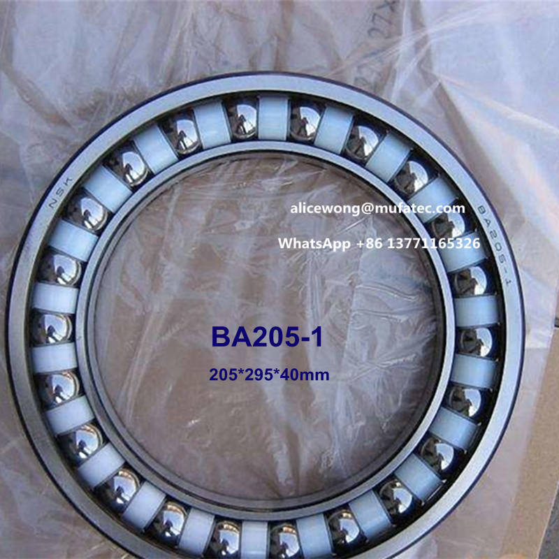 BA205-1 Excavator Bearing Thin Section Angular Contact Ball Bearing 205 ...