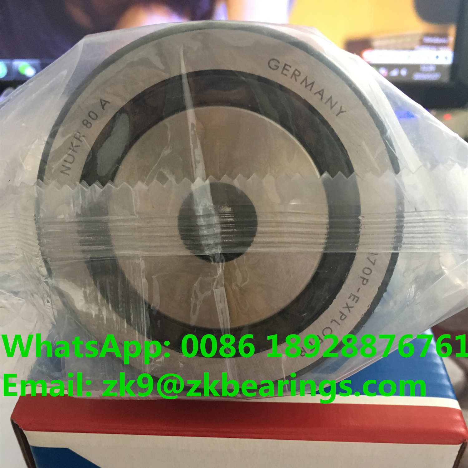 NUKR 80 A Stud Type Cam Follower Track Roller Bearing NUKR80A, NUKR 80 ...
