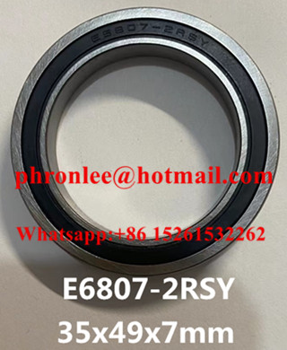 6807-2RSY Deep Groove Ball Bearing 35x47x7mm, 6807-2RSY bearing 35x47x7 ...