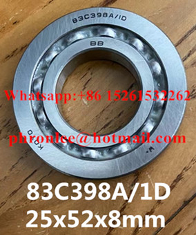 BB83C398A/1D Deep Groove Ball Bearing 25x52x8mm, 83C398A/1D BB bearing ...