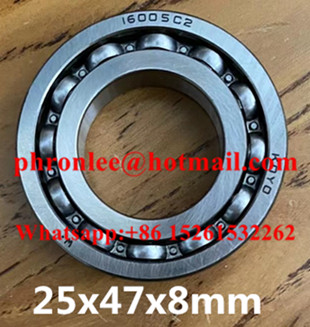 16005C3 Deep Groove Ball Bearing 25x47x8mm, 16005 C3 bearing 25x47x8 ...