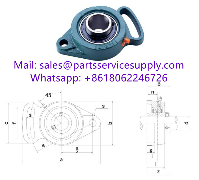 UCFA204-12 Shaft Dia:3/4 Inch (Bearing:UC204-12+ Housing:FA204) Normal ...