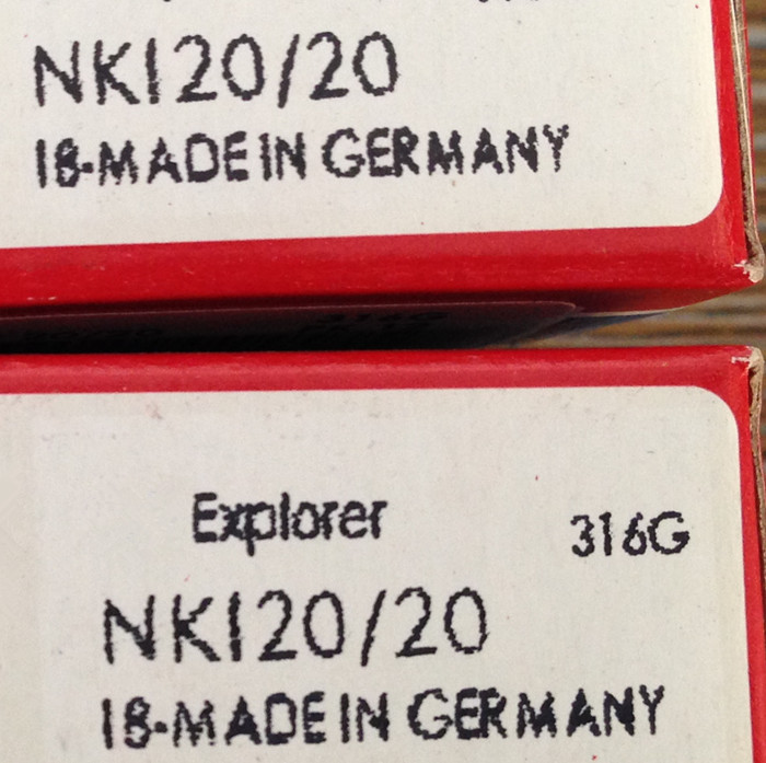 NKI 20/20 Needle Roller Bearing With Machined Rings With Flanges ...