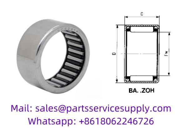 BA97ZOH Shell Type Needle Roller Bearing (Interchange P/N: J-97, SCE97 ...