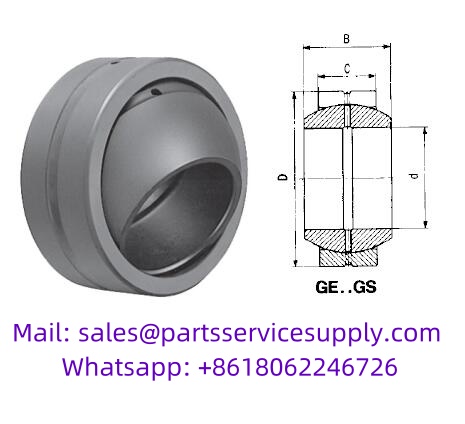 GE45GS Spherical Plain Bearing (Alt P/N: GE45FO), GE45GS bearing ...