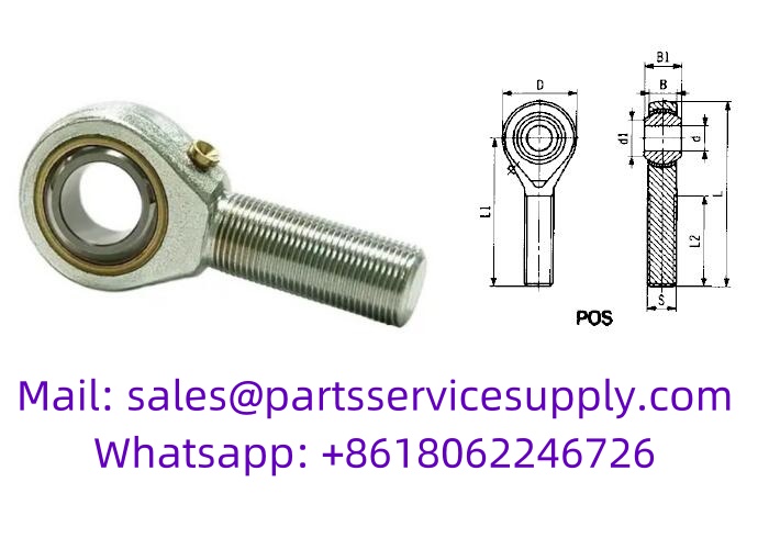 POS28 Rod End, POS28 bearing 28x66x136 - Hubei Parts Service Supply Co ...