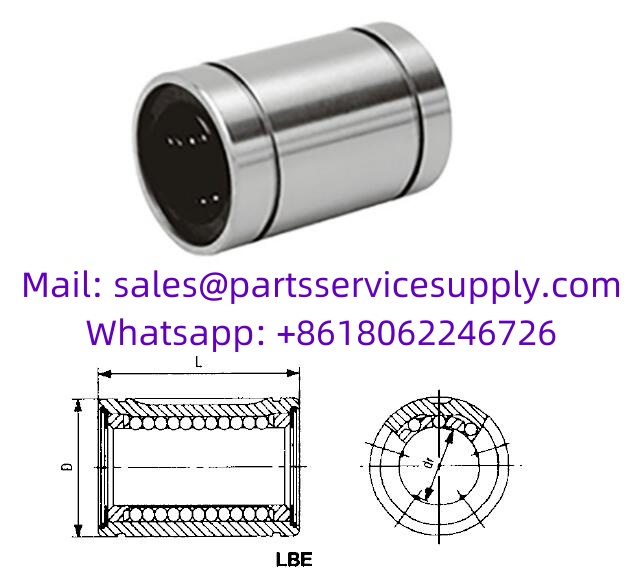 LBE50 Linear Motion Ball Bearing (Alt P/N: 0600-050-00, KB50100, LBCR50 ...
