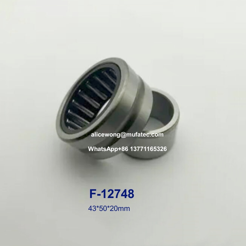 F-12748 Drawn Cup Needle Roller Bearings Without Inner Ring 43*50*20mm ...