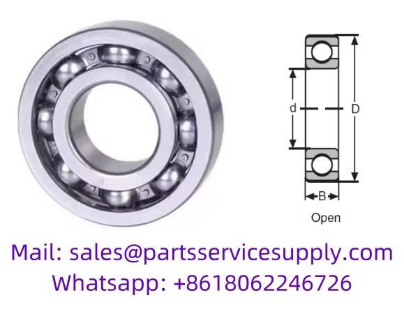 SS627 Stainless Steel Deep Groove Ball Bearing (Alt P/N: W627, 627H ...