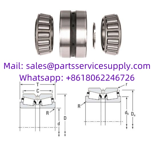 67388/67322D Double Row Tapered Roller Bearing (Size: 5x7.75x4 Inch ...