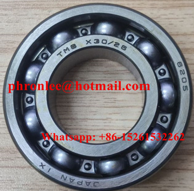 6205 X30/26 Deep Groove Ball Bearing 26x52x15mm, 6205 X30/26 bearing ...