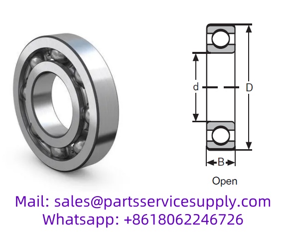 6252M (Alt P/N: 252K, 6252, 260BC02) Deep Groove Ball Bearing, 6252M ...