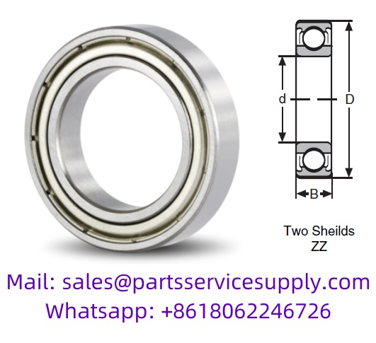 6224-ZZ (Alt P/N: 224-SFF, 224PP) Deep Groove Ball Bearing, 6224-ZZ ...
