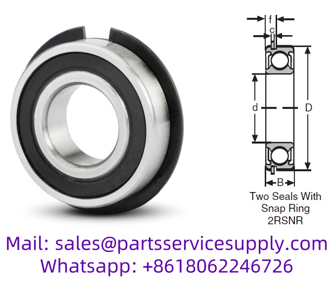 6321-2RSNR Deep Groove Ball Bearing (Alt P/N: 321-SZZG), 6321-2RSNR ...
