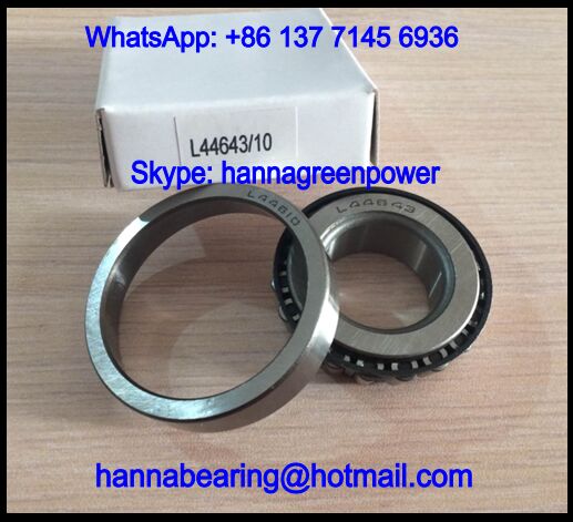 L44643 Automotive Taper Roller Bearing 25.4x50.292x14.224mm, L44643 ...