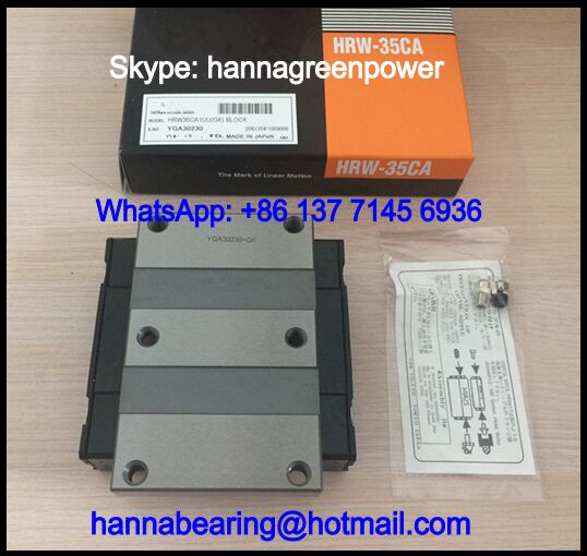 HRW 27CA Linear Guide Block / Linear Carriage 27x80x72.8mm, HRW 27CA ...