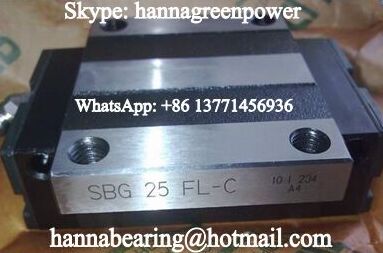 SBG 25 FL-C Linear Guide Block 23x70x36mm, SBG 25 FL-C bearing 23x70x36 ...