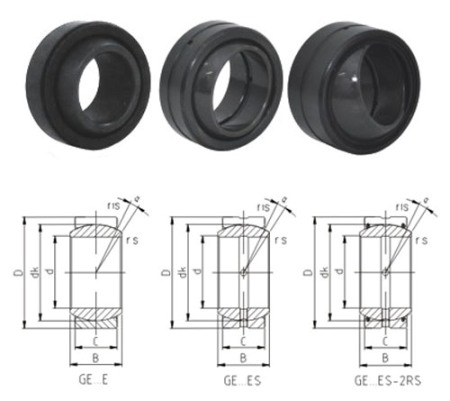 GE30ES Spherical Plain Bearing, GE30ES bearing 30x47x22 - Shanghai ...