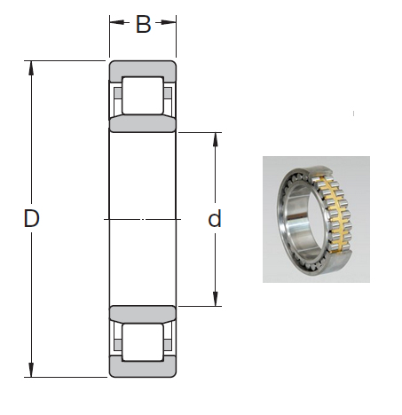 NU 2207 ECML Cylindrical Roller Bearings 35*72*23mm, NU 2207 ECML ...