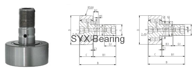 Cam Follower NUKR 47, NUKR 47 bearing 47x47x24 - Shanghai Yongxing ...