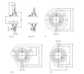 Y-bearing oval flanged units PFT 20 RM | SKF | 2025.5 - www ...