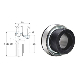 Deep groove ball bearings SA206-19F | FYH | 30.1625*62*23.8 mm - www ...